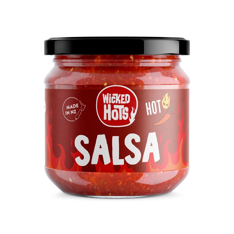 Wicked Hots Salsa – Hot 300g | Wicked Hots